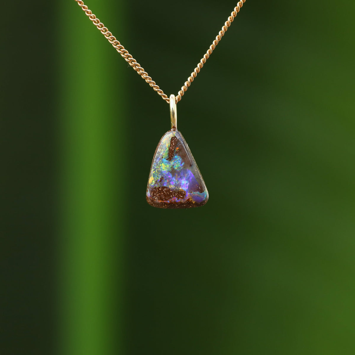 Edelsteen ketting - kies zelf de vorm – Monos edelstenen sieraden